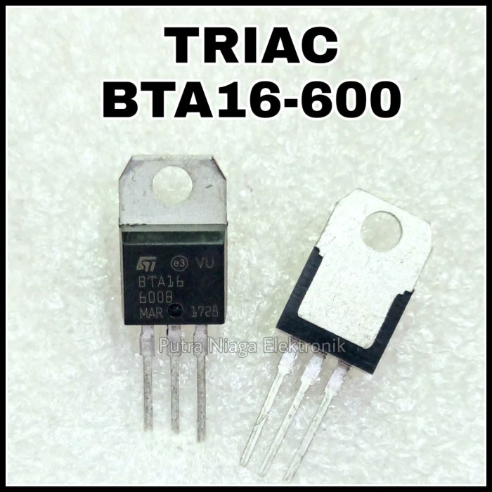 Jual BTA16 600B Triac T0-220 BTA16-600B 16A 600V | Shopee Indonesia