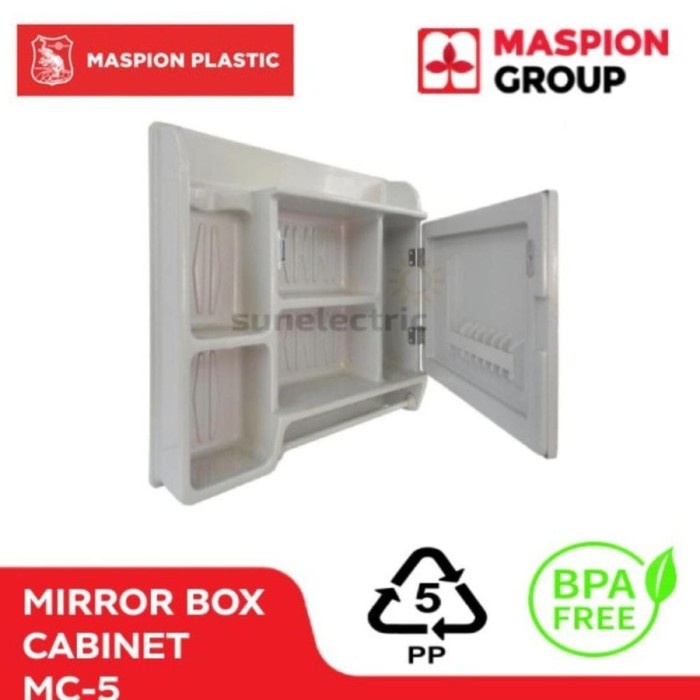 Jual Maspion Mc 5 Mirror Box Wall Cabinet Kotak Sabun Cermin Serbaguna ...