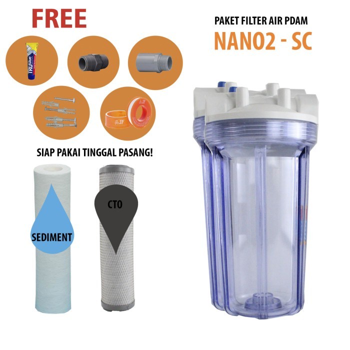Jual Filter Air Toren / PDAM / Paket Filter Air NANOTEC SC - KINNOYAMA ...