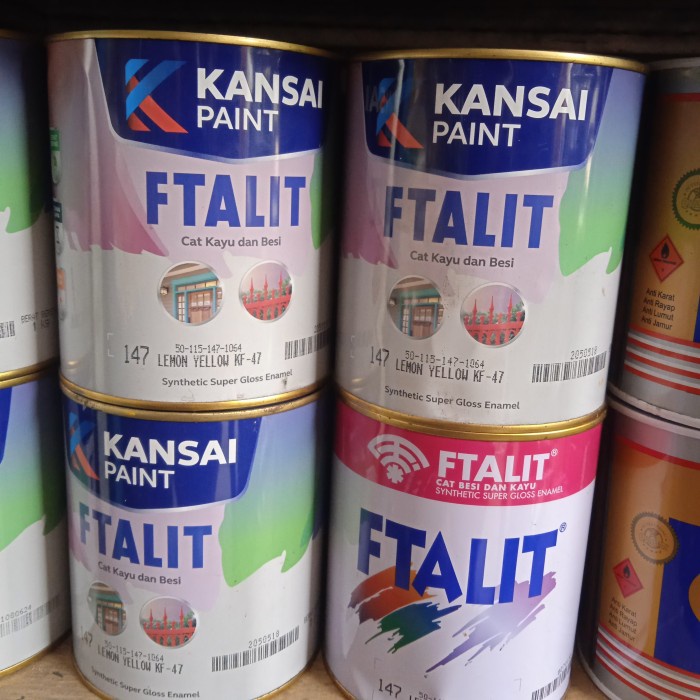 Jual Promo Kansai Paint Ftalit Royal Blue 178 Cat Kayu Dan Besi 1 Kg ...