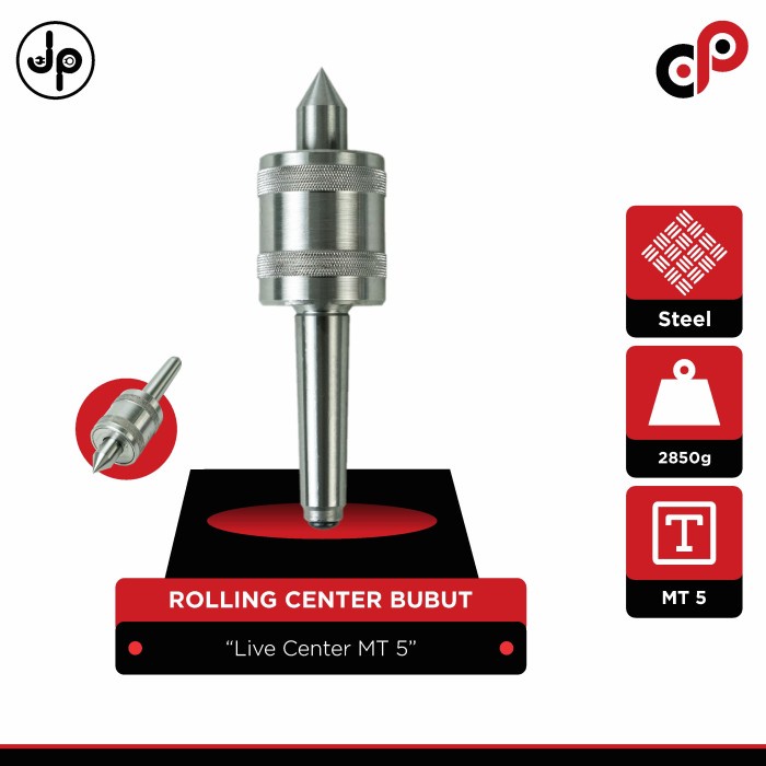 Jual [Original] Rolling Center Bubut Live Center Mt 5 Terbaru | Shopee ...