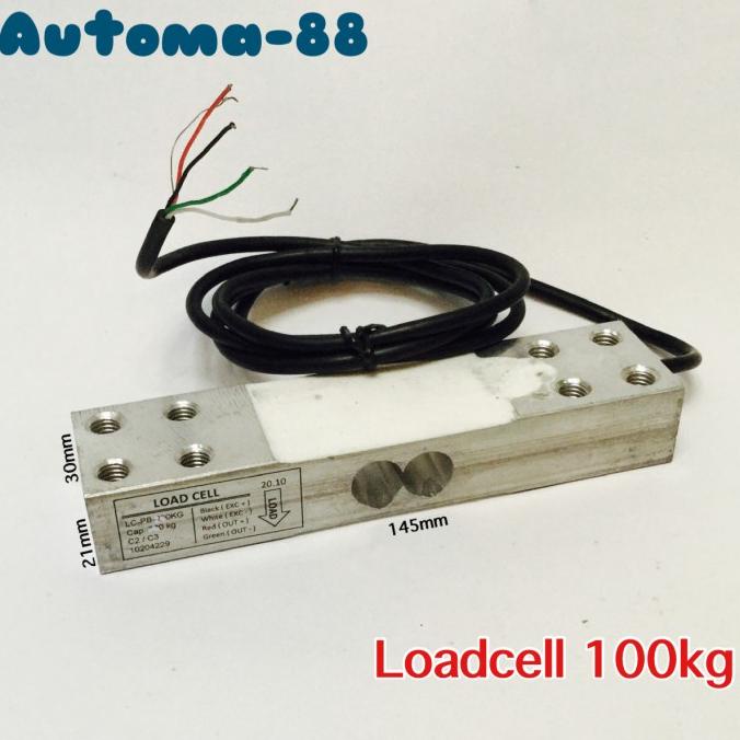 Jual Loadcell 100kg Load cell 100 kg Sensor Transducer Timbangan ...