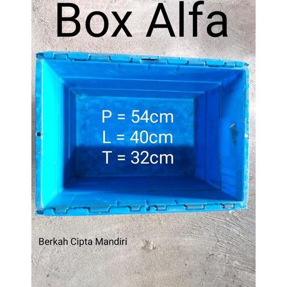 Jual Container industri Nestable Bak plastik container Box serbaguna ...