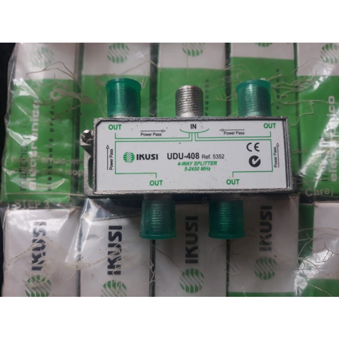 Jual Splitter Ikusi 4 Way 5-2450Mhz Matv Catv Cable Promo Terbaru ...