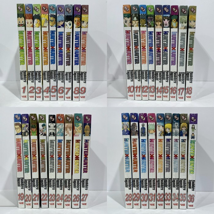 Jual Hunter x Hunter Set vol 1-36 Yoshihiro Togashi Viz Komik English ...