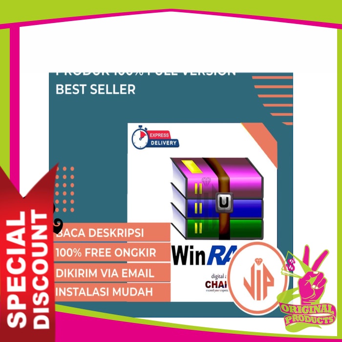 Jual PROMO APLIKASI WINRAR VERSI WINDOWS 7/8/10 32 & 64 BIT / CCLEANER ...