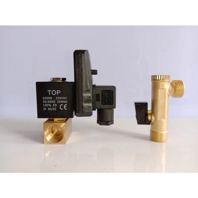 Jual Electric Timer Auto Water Valve/Auto Drain Air Kompressor | Shopee ...