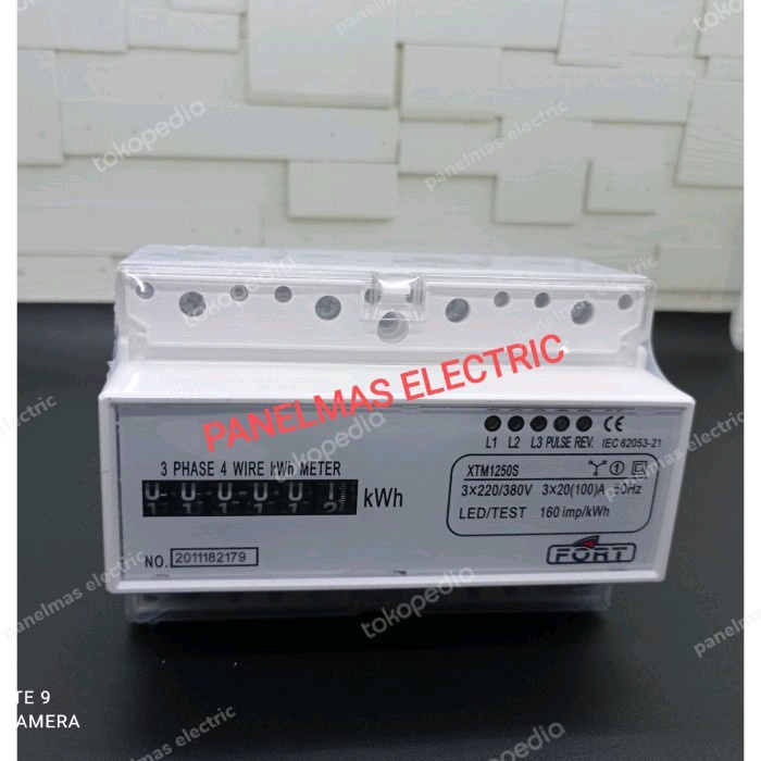 Jual KWH METER 3 PHASE DIGITAL / KWH METER 3PHASE DIGITAL "FORT ...