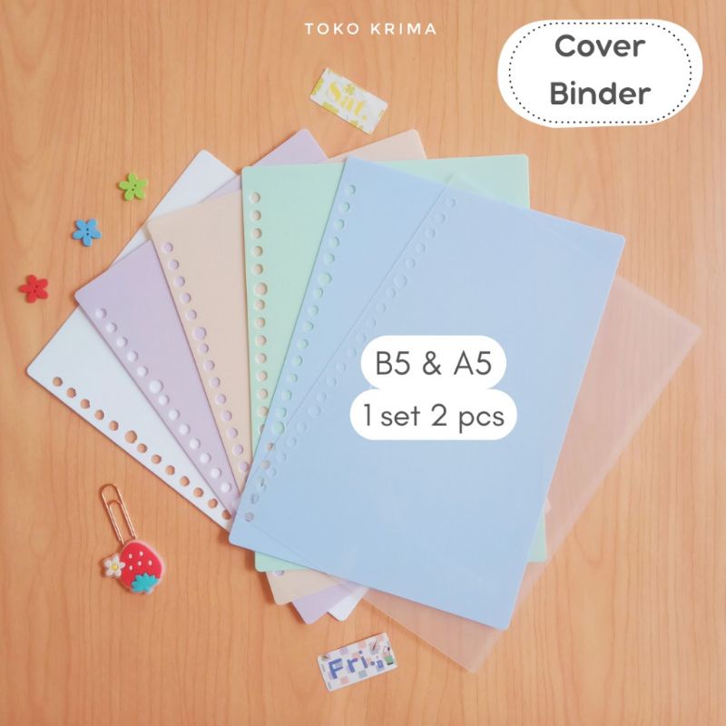 Jual Sampul Cover Binder Plastik Warna Pastel dan Transparan B5 dan A5 ...