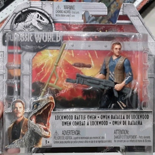 Jual Baru Jurassic World Dino Rivals Lockwood Battle Owen Rival Mattel ...