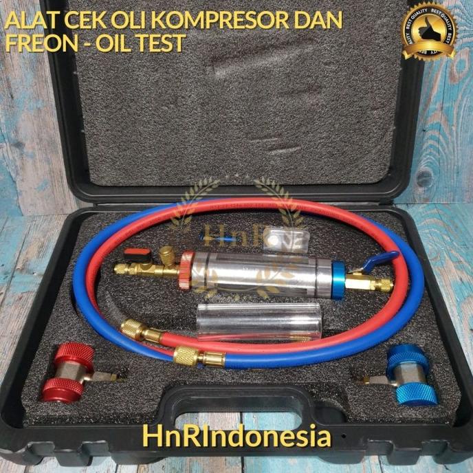 Jual ALAT CEK DAN PERIKSA OLI KOMPRESOR DAN FREON AC MOBIL OIL TEST ...