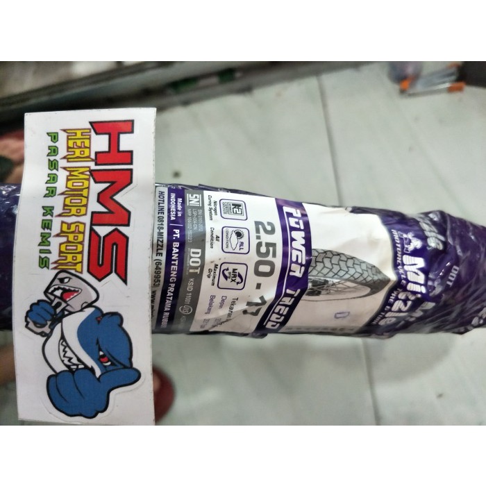 Jual BAN LUAR MIZZLE 250-17 POWER TREAD - TAHU - KOTAK ORIGINAL BEST ...
