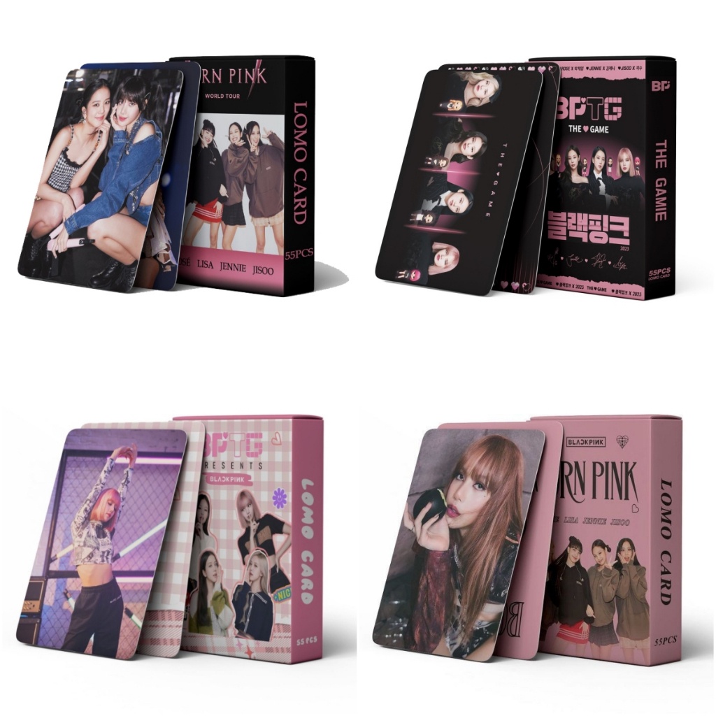 Jual 55pcs KPOP Blackpink BPTG Lomo Card World Tour Photocard Born Pink ...