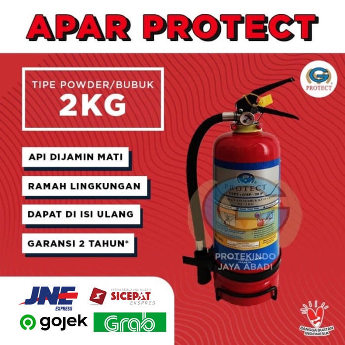 Jual [Original] Apar 2Kg Protect / Apar Powder 2 Kg / Alat Pemadam Api ...