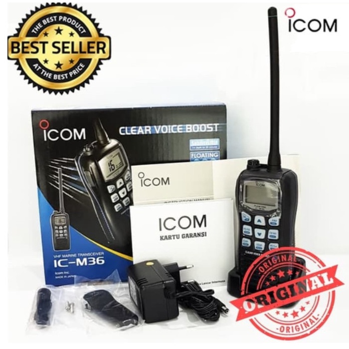 Jual Radio Ht Icom Ic-M36 Vhf / Icom M36 Marine Ic M - 36 Vhf Marine | Shopee Indonesia