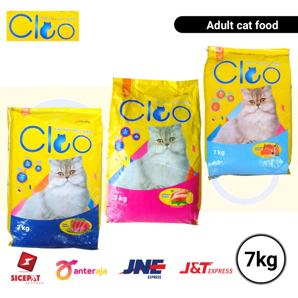 Jual CLEO CAT FOOD 7KG cleo tuna seafood tuna EKSPEDISI | Shopee Indonesia