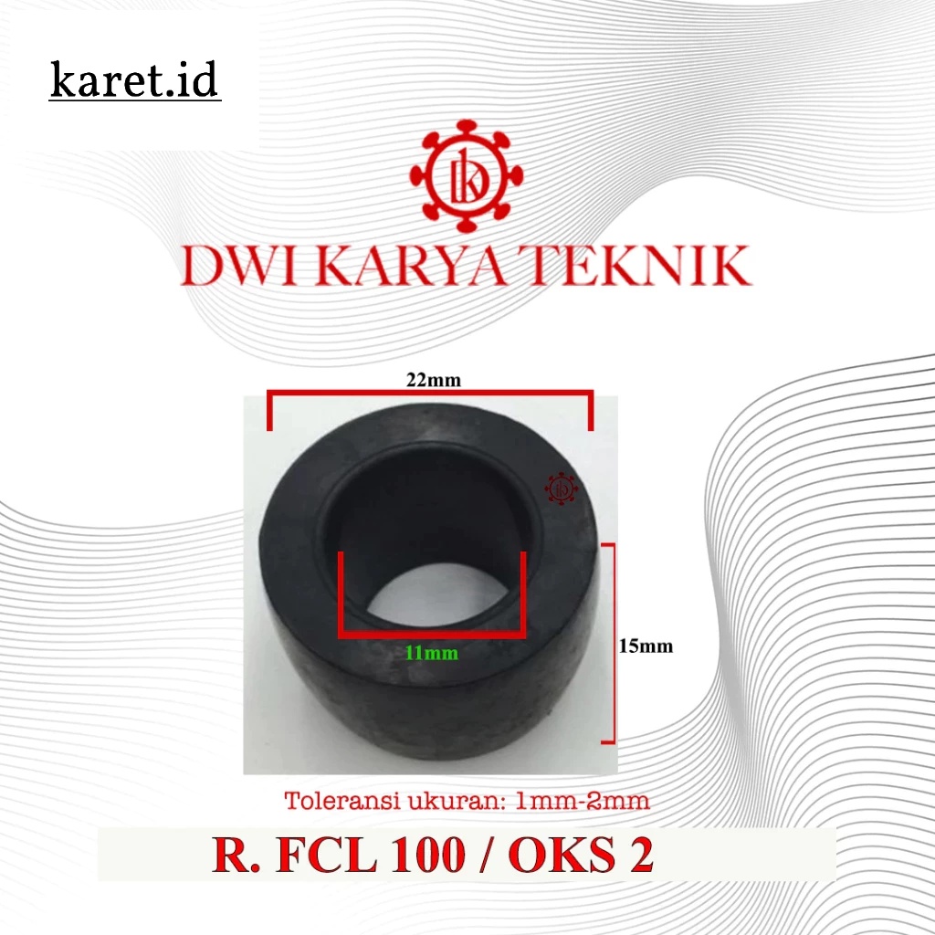Jual KARET KOPLING FCL 100 / 112 / F2 RUBBER COUPLING FCL F2 | Shopee Indonesia
