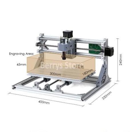 Jual [2 In 1] Mesin Cnc Laser 5500Mw + Router Cutting Grafir Kayu Akrilik | Shopee Indonesia
