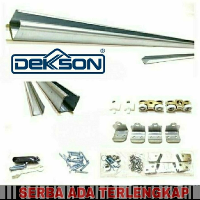 Jual Ready Rel Sleding Dekson D3180Cm/Rel Pintu Geser Dekson Complete ...