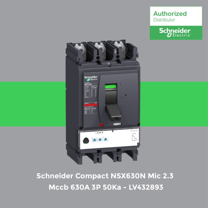 Jual Original Schneider Compact Nsx630N Mic 2.3 Mccb 630A 3P 50Ka ...
