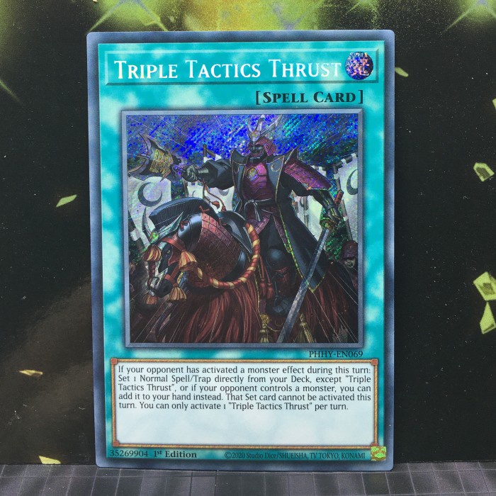 Jual Baru Yugioh Triple Tactics Thrust - Phhy Secret Rare Terbatas | Shopee Indonesia