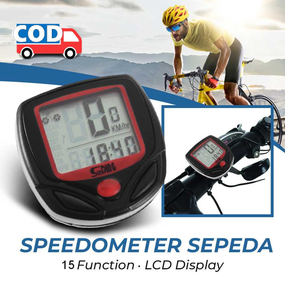 Jual Speedometer Digital Sepeda 14 Function LCD Real Time Display ...