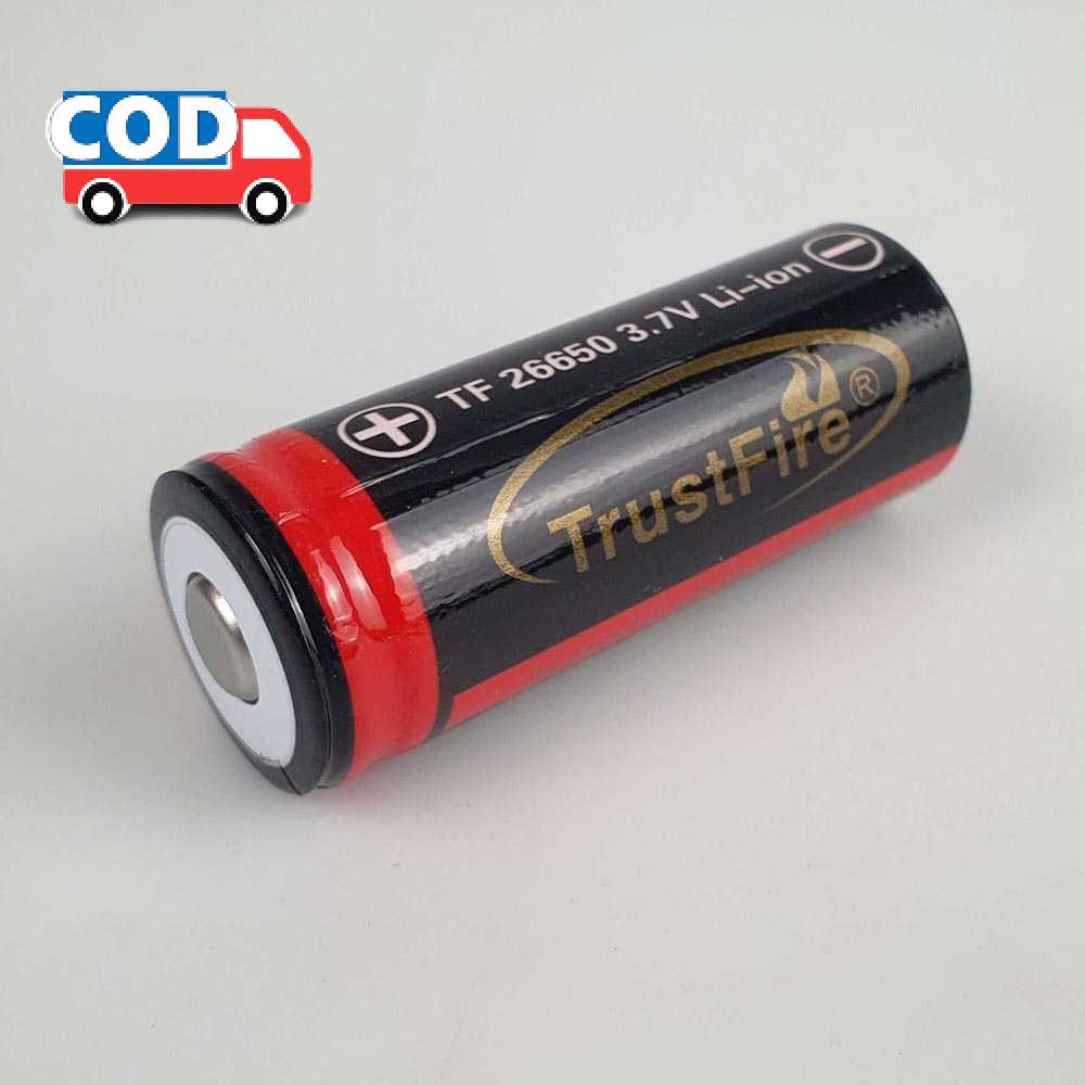 Jual Baterai Li-ion 26650 5000 mAh 3.7V Tahan Lama Batre Batrai Cas ...