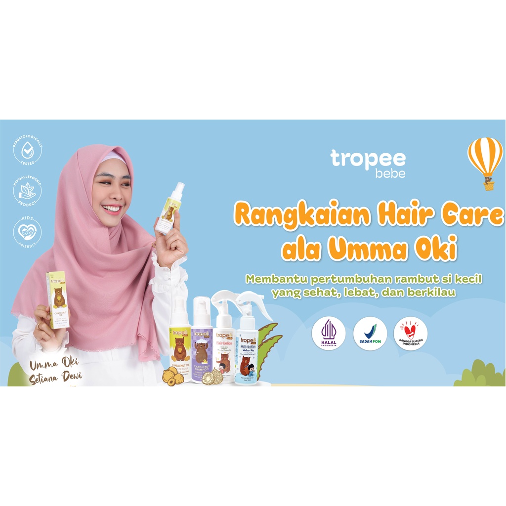 Jual TROPEE BEBE SAMPO KEMIRI CANDLENUT shampoo 100 ml | Shopee Indonesia