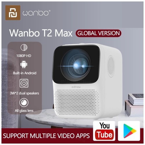 Jual PROYEKTOR WANBO T2 FREE / WANBO T2 MAX PROYEKTOR MINI GLOBAL ...