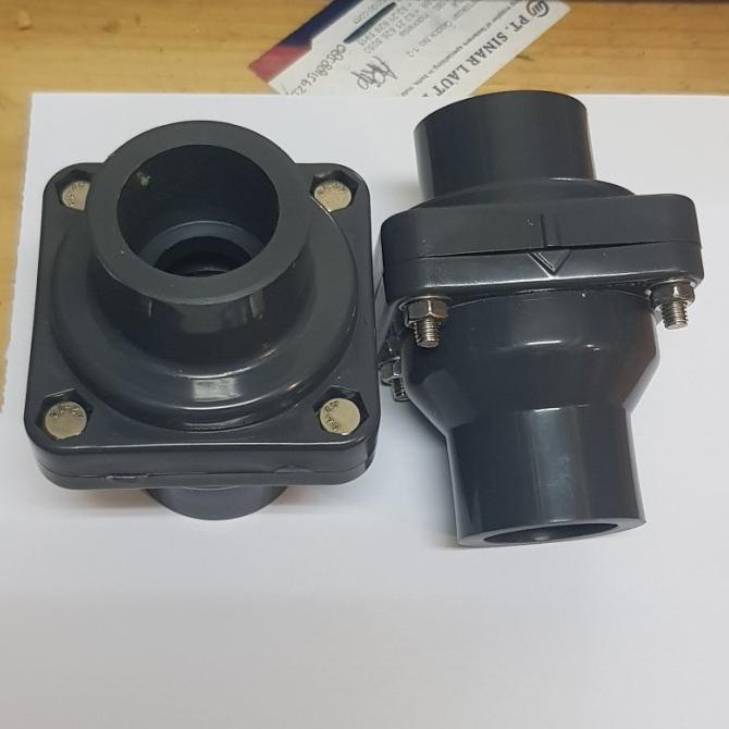 Jual Swing Check Valve Pvc 1 1/2 Inchi - Socket | Shopee Indonesia