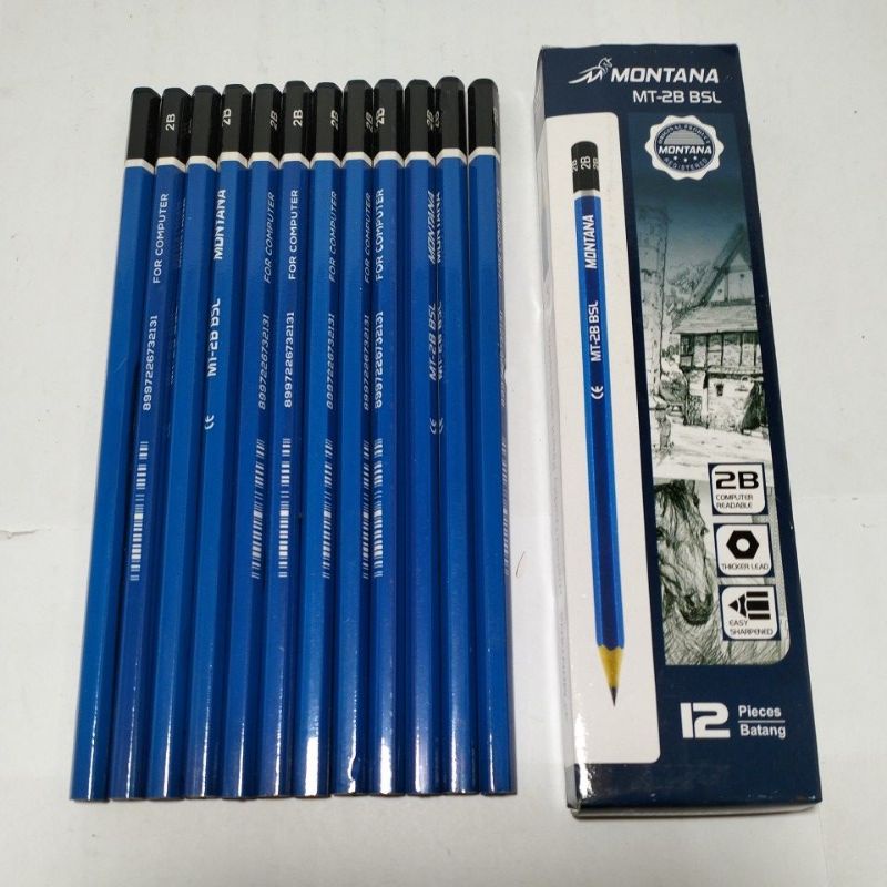 Jual Pensil 2b Montana 12 Pcs Shopee Indonesia