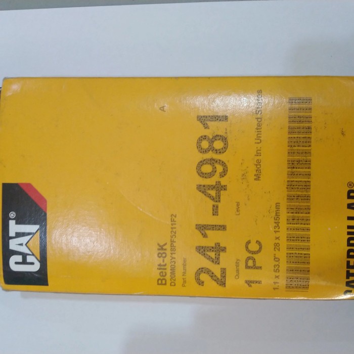 Jual Termurah 2414981 Belt Cat 241-4981 Genuine Cat Berkualitas ...