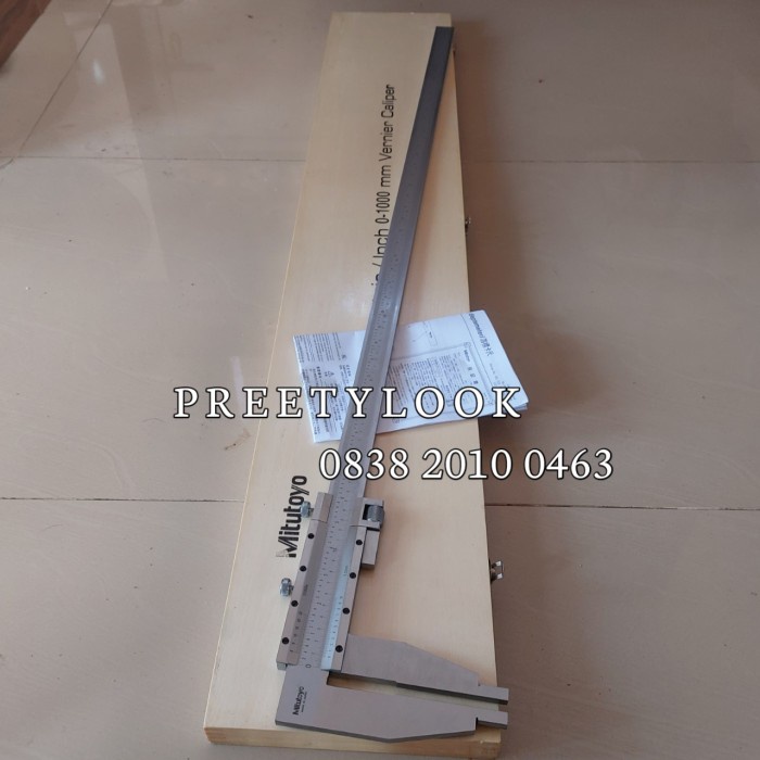 Jual Original Mitutoyo Vernier Caliper Sigmat 40 Inch Jangka Sorong Manual 0-1000 Mm Bisa Gojek ...