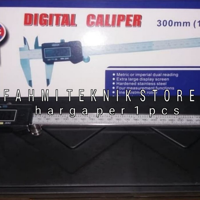 Jual Original Digital Caliber 12 Jangka Sorong - Sketmat Sigmat Digital 0 - 300Mm Bisa Sameday ...
