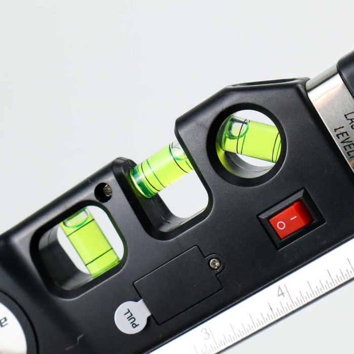 Jual New Levelpro03 Penggaris Laser Horizontal Vertical + Waterpas ...