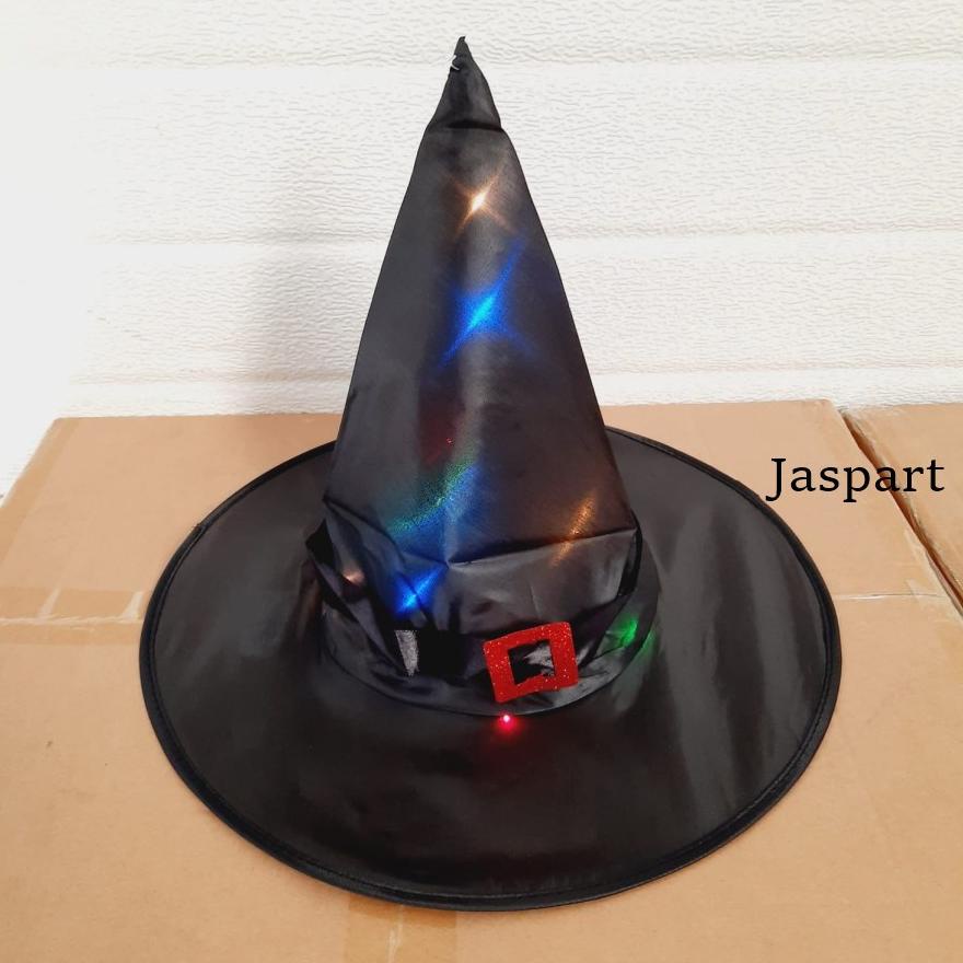 Jual Halloween Witch Lampu Led Haloween Topi Witch Anak Dewasa Kostum ...