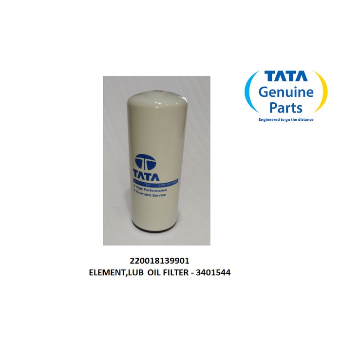 Jual TATA MOTORS PRIMA 3338 ELEMENT,LUB OIL FILTER - 3401544 ...