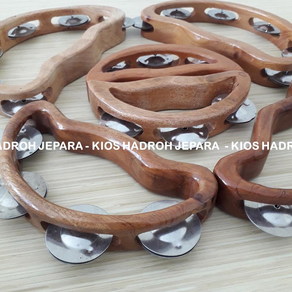 Jual New Alat Musik Tamborin Hadroh Tamborine Kecrekan Jenis Double ...