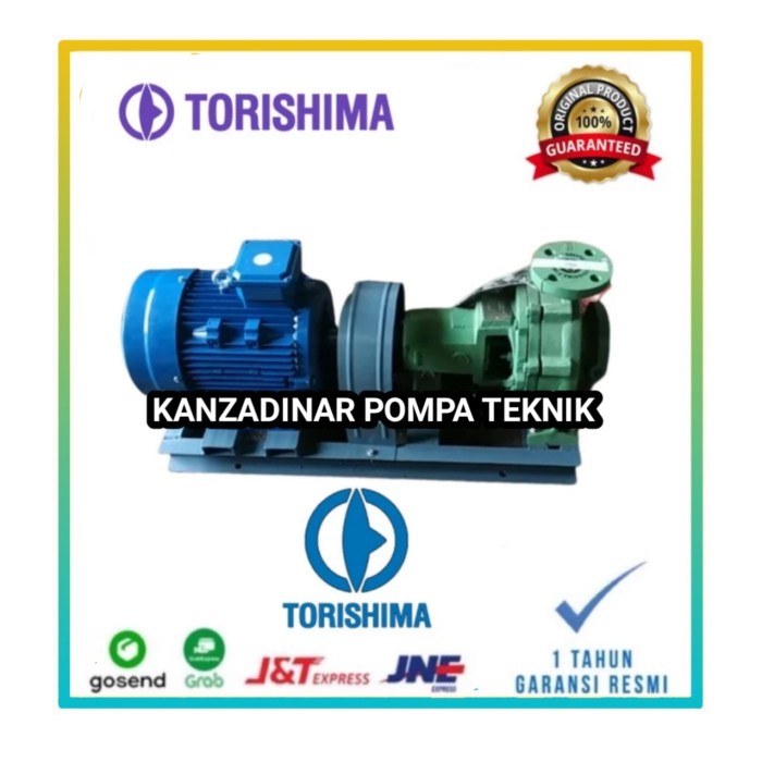 Jual [Ori] Pompa Centrifugal Torishima Cen 50X40-250 Yuema 15Hp 380V ...