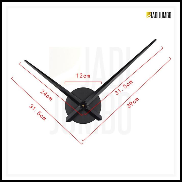 Jual TERMURAH JARUM JAM DINDING JUMBO | GIANT WALL CLOCK | DIY CLOCK ...