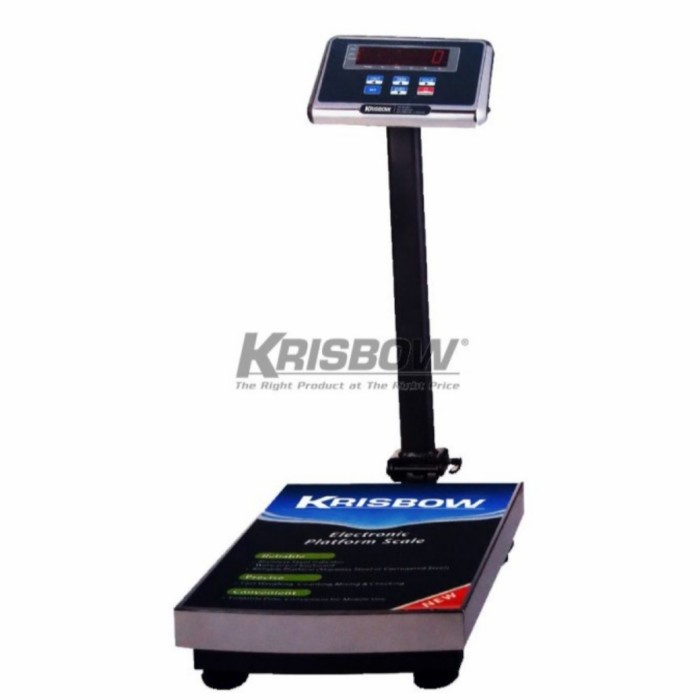 Jual Promo Timbangan Duduk Digital 150Kg Krisbow Dig Platform Scale ...