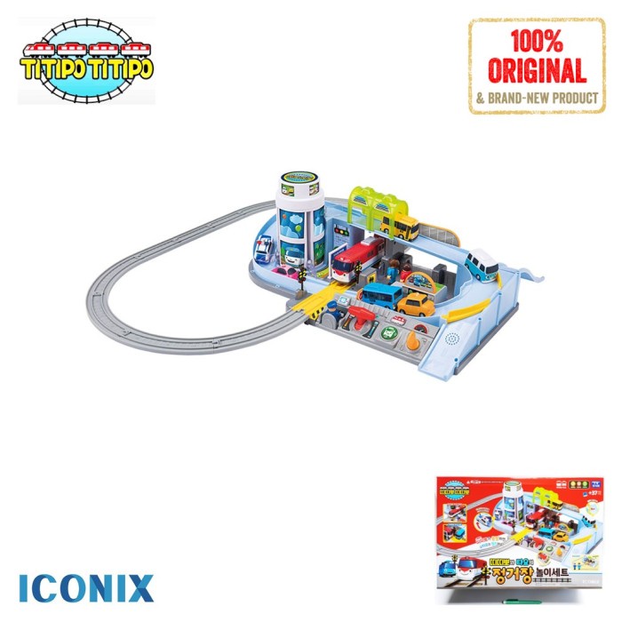 Jual Promo Titipo The Little Train And Tayo Bus Level Crossing Auto ...