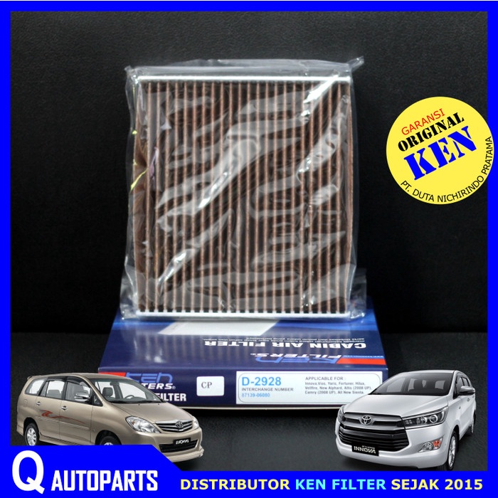 Jual Promo Ken Filter Ac (Cabin Filter) Innova. Tipe Premium Carbon ...