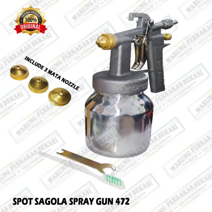 Jual Sagola 472 Spray Gun Alat Semprot Cat Tabung Bawah Full Set 3Pc ...