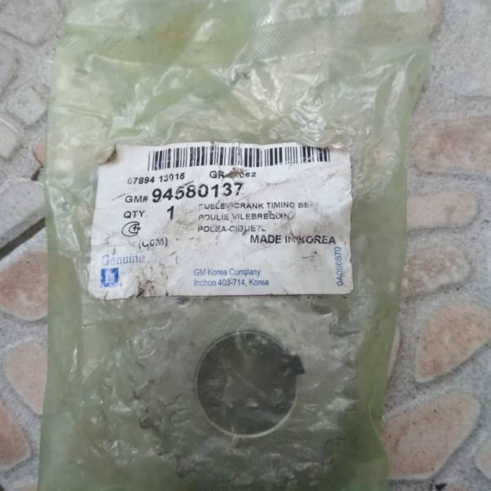 Jual Gigi Timing Belt Spark 800 Original Gm 94580137 Kode Hm025 ...
