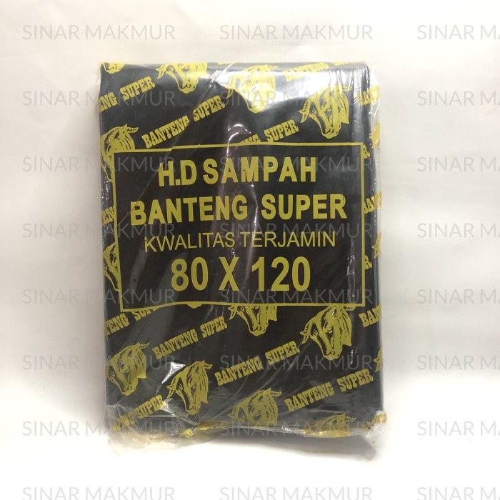 Jual CUCI GUDANG Plastik Sampah / Kantong Sampah 80x120 BANTENG (PAK ...