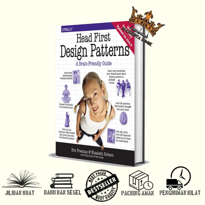 Jual DISKON SPESIAL BUKU HEAD FIRST DESIGN PATTERNS BY ERIC FREEMAN, ELISABETH ROBSON TERBARU ...