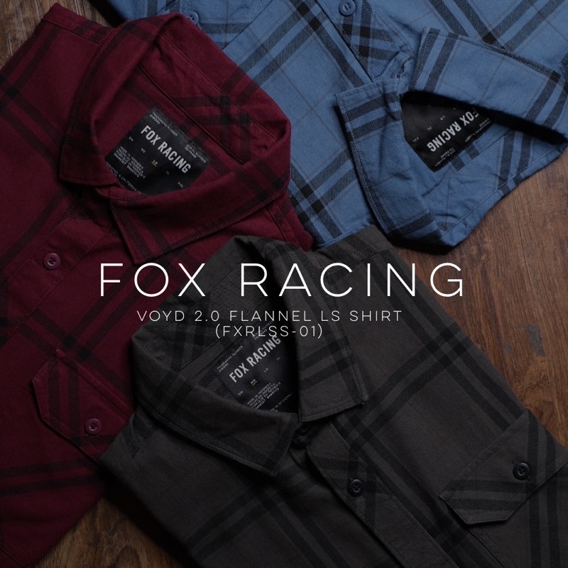 Jual Kemeja Fox Racing Voyd 2.0 Flannel Ls Shirt Fxr-Lss-01 | Shopee ...