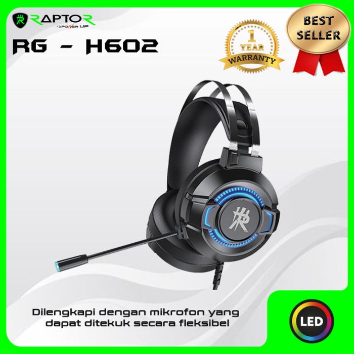 Jual Headset Gaming Komic Hg-K602-Rgb Breathing Pc/Mobile Free Spliter ...