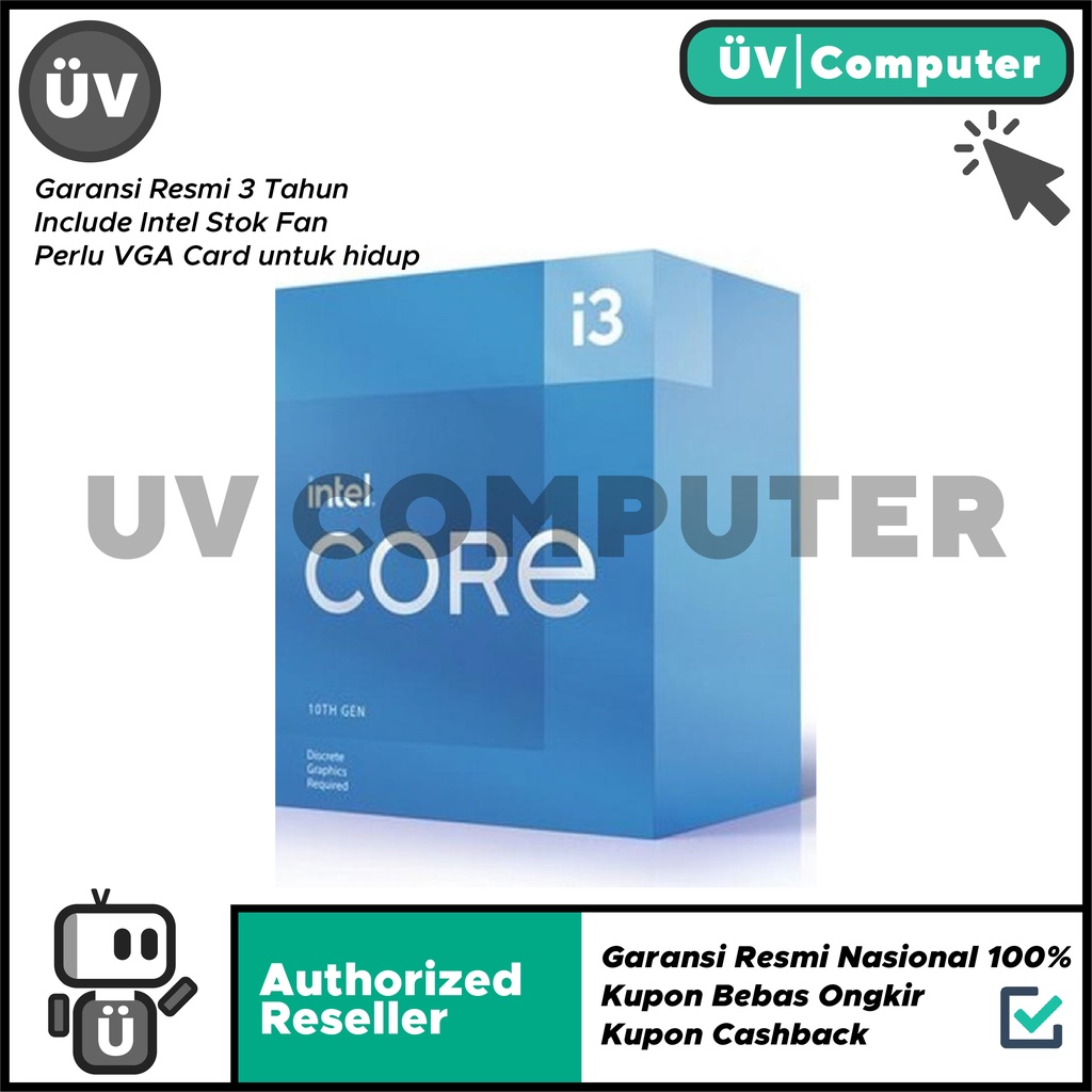 Jual Processor CPU Intel Core i3-10105F BOX LGA1200 Comet Lake Garansi Resmi | Shopee Indonesia